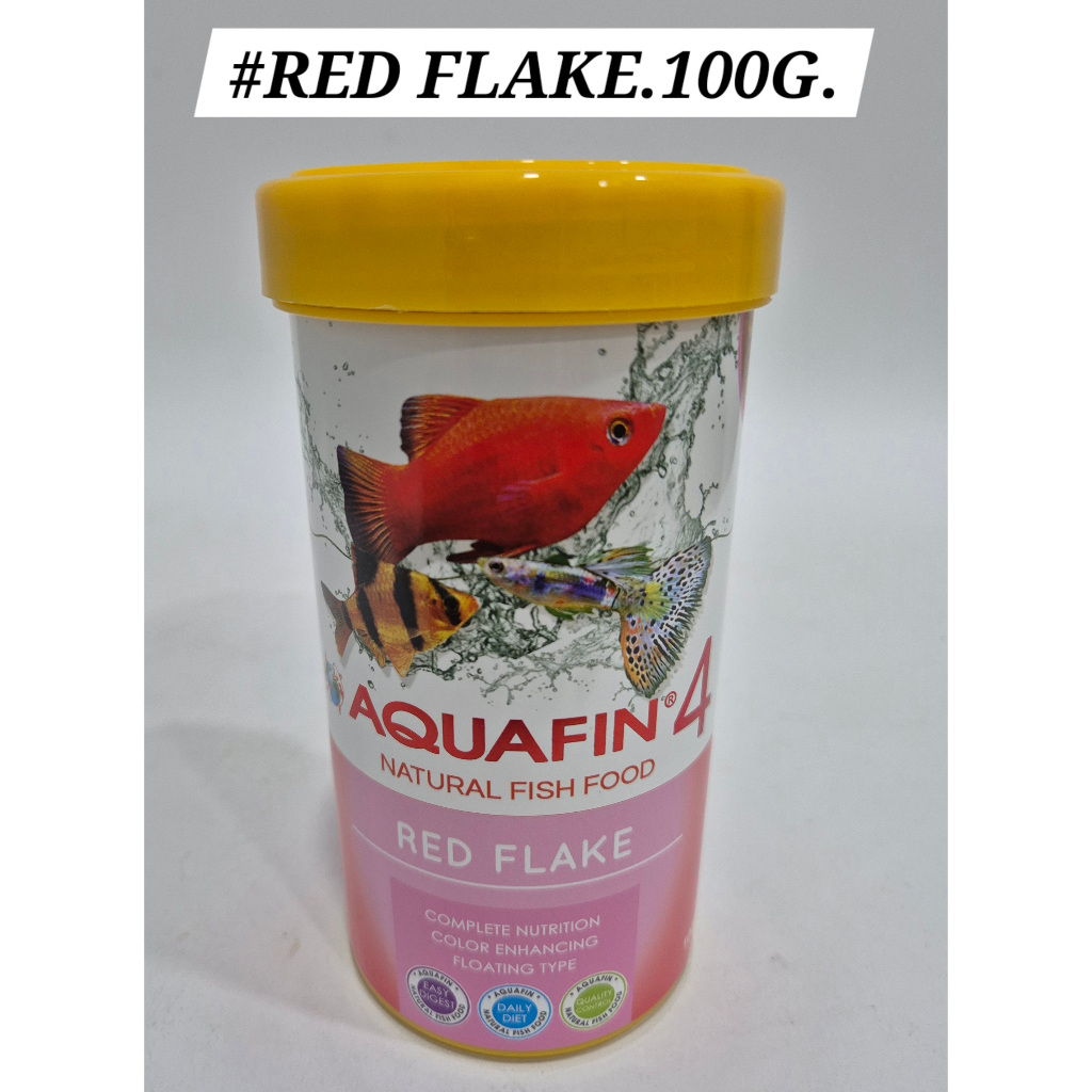 Aquafin Red Flake Natural Fish Food Feed Aquarium 100g | Shopee Malaysia