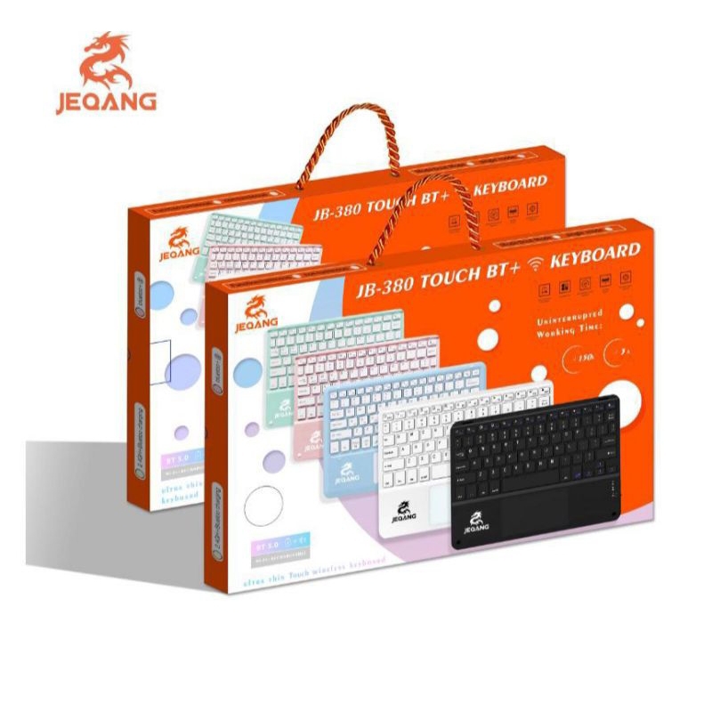 JEQANG JB-380 Bluetooth charging keyboard | Shopee Malaysia