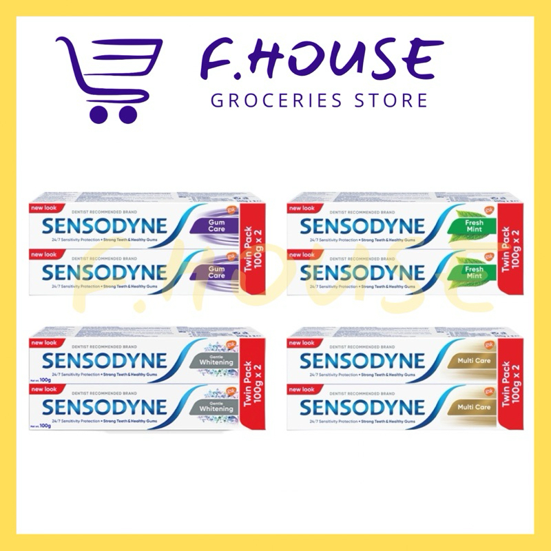 SENSODYNE Toothpaste Twin Pack (100g X 2’s) | Shopee Malaysia