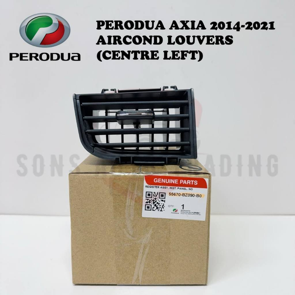 PERODUA AXIA 2014-2021 AIRCOND LOUVERS (CENTRE LEFT)(PERODUA ORIGINAL ...
