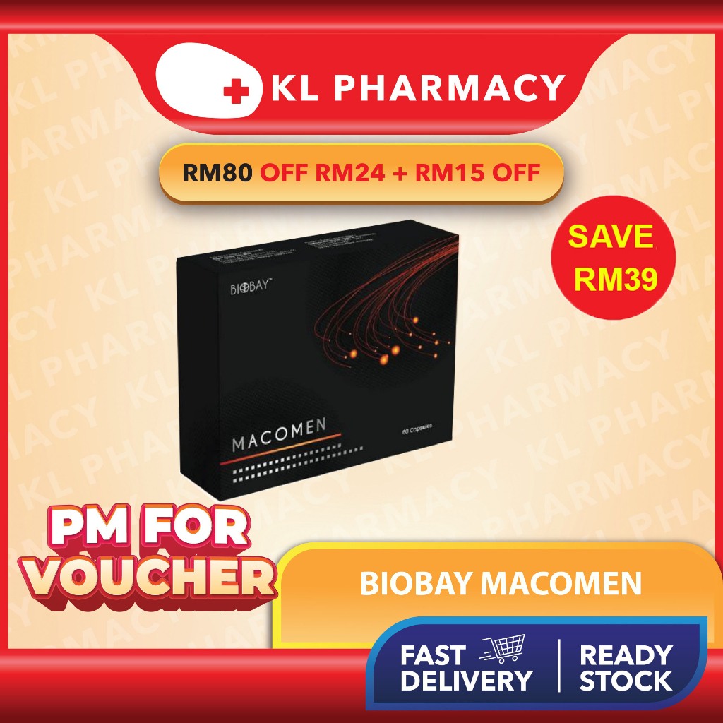 BIOBAY MACOMEN 60's Capsules | Men's Vitality | Tongkat Ali | Shopee Malaysia