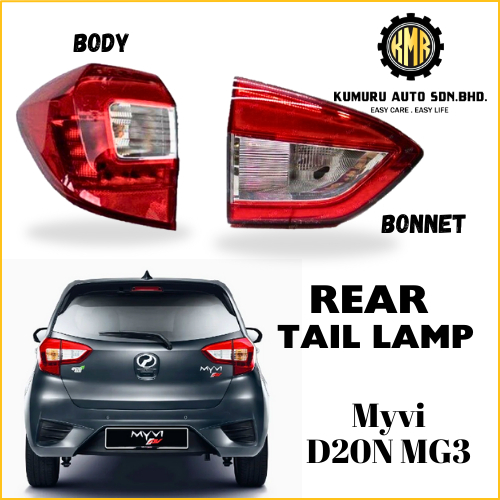 (1@PC) Original Rear Tail Lamp Perodua Myvi D20N Myvi MG3 2018 | Shopee ...