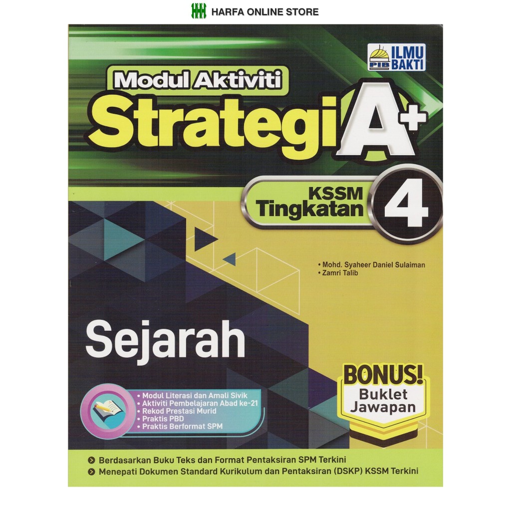 BUKU RUJUKAN : MODUL AKTIVITI STRATEGI A+ SEJARAH TINGKATAN 4 KSSM | Shopee Malaysia