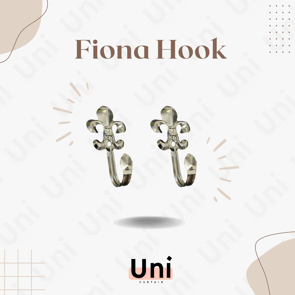 Uni Fiona Tieback Hook | Curtain Accessories (Pair) | Shopee Malaysia