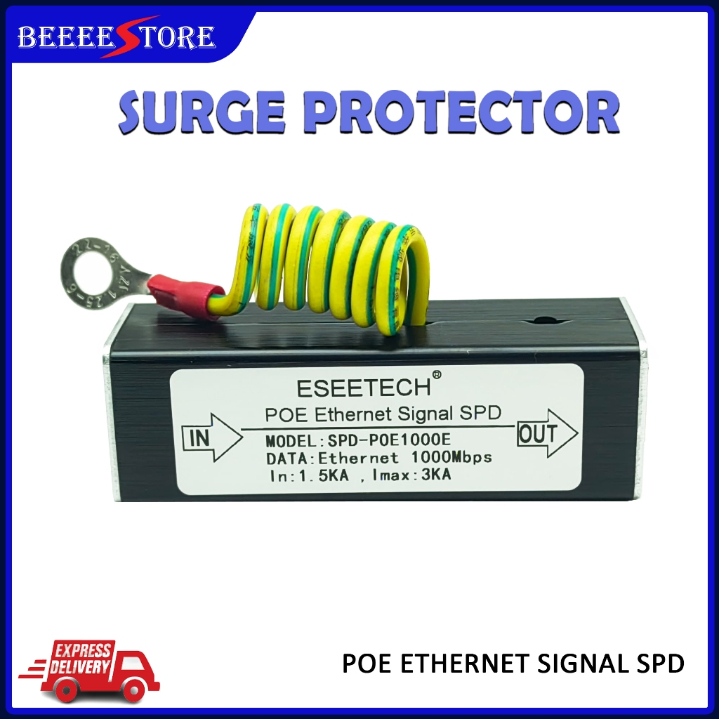 LAN PoE Network Surge Protector Poe Network Lightning Protection for ...