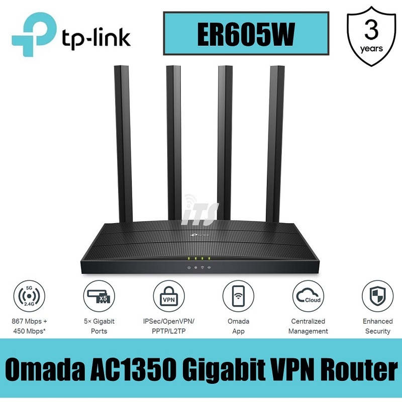 TP-Link Omada AC1350 Gigabit VPN Router (ER605W) | Shopee Malaysia