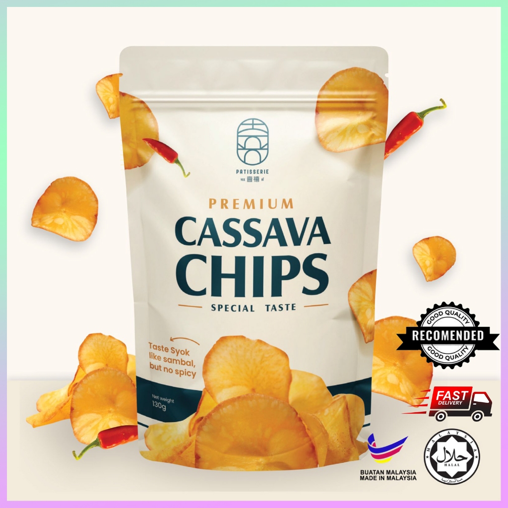 Cassava Chips Halal Sweet & Spicy 180g Keropok Kerepek Ubi Kayu Rangup ...
