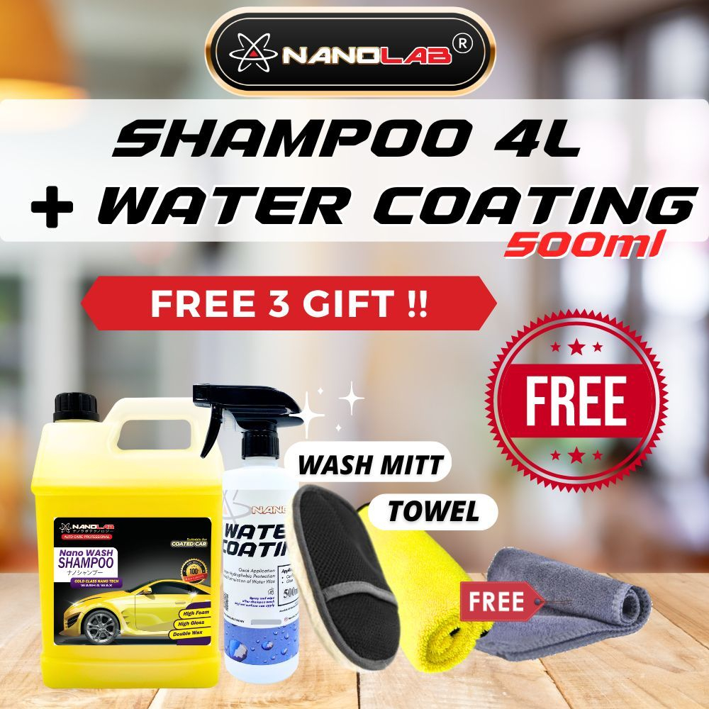 Premium Nano Car Shampoo for Auto Car Detailer| Syampu Cuci Kereta ...