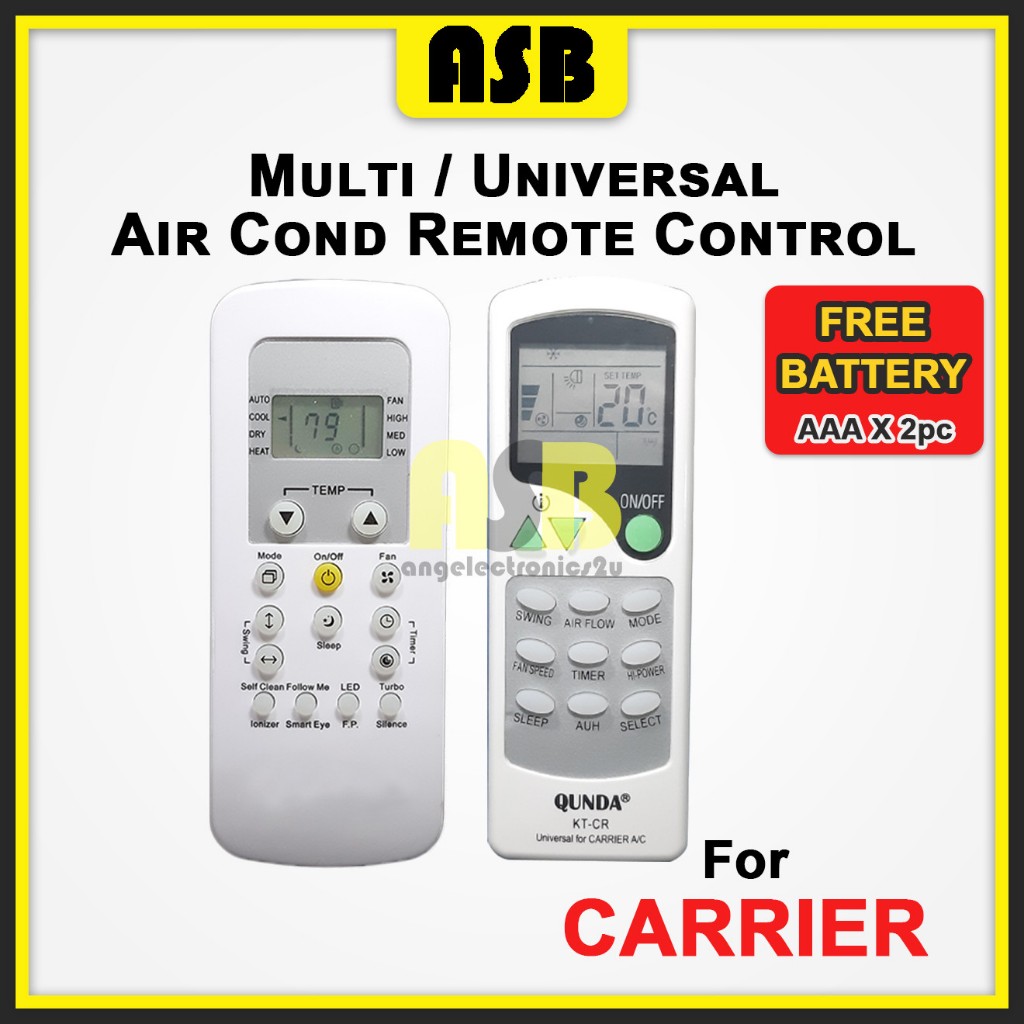 (1pc) ( Compatible : Carrier ) Multi / Universal Air Cond Aircond ...