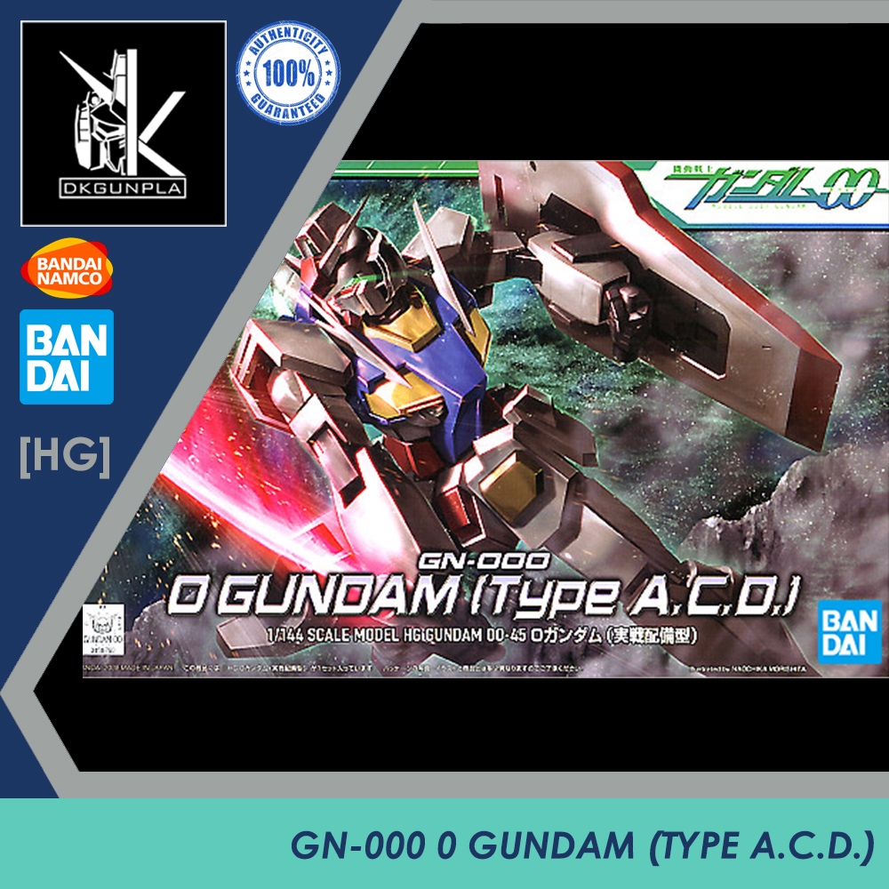 [HG] GN-000 0 Gundam (Type A.C.D.) | Shopee Malaysia