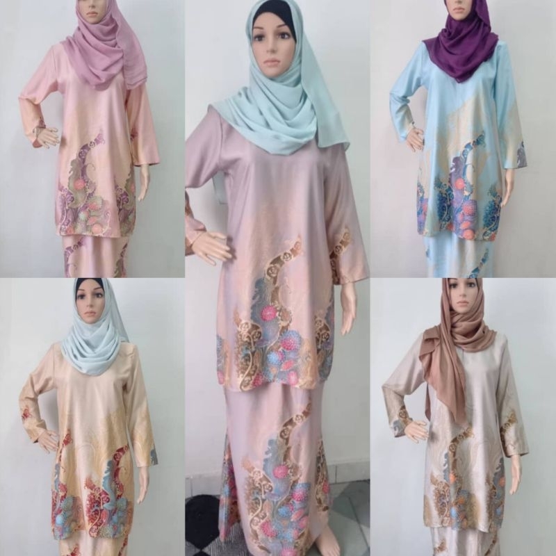 Baju kurung moden kain sb line cotton.. | Shopee Malaysia