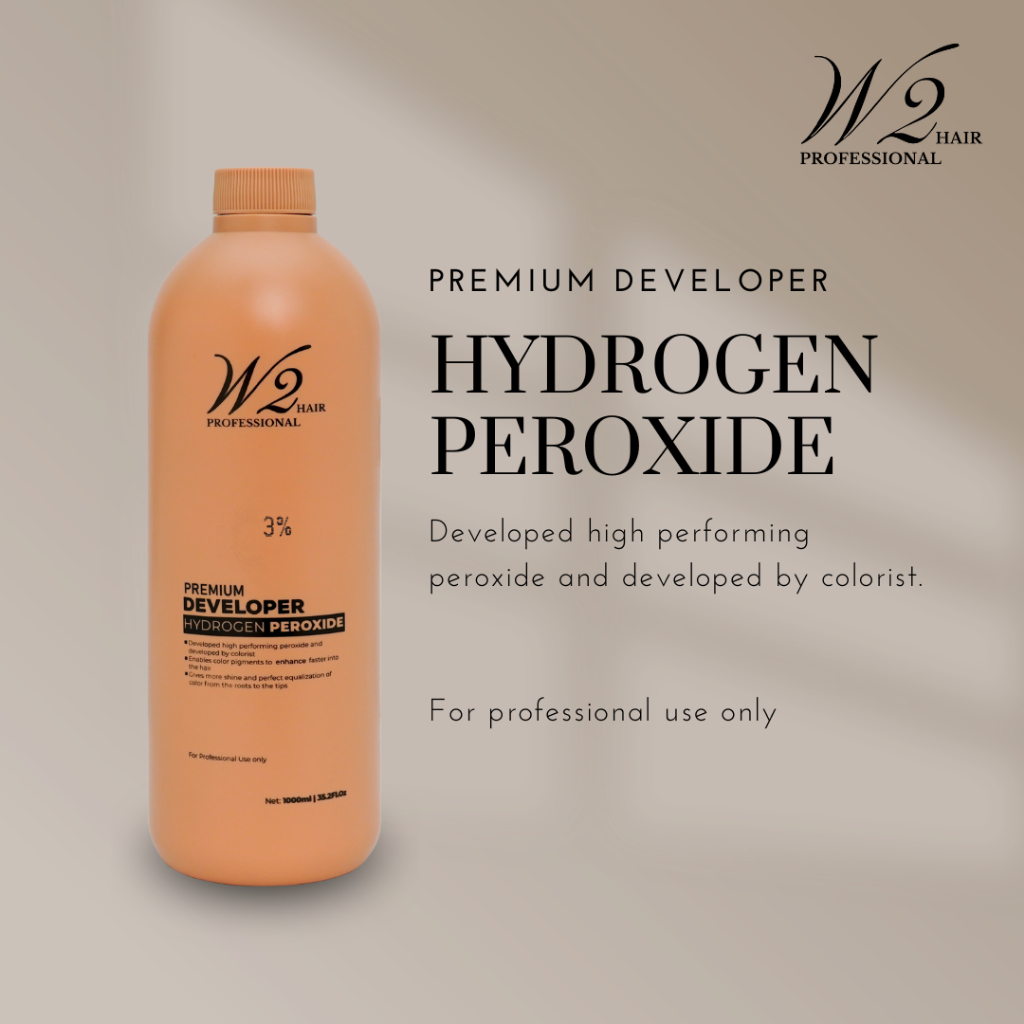 W2 Premium Developer Hydrogen Peroxide (1L) (3%, 6%, 9%, 12%) | Shopee ...