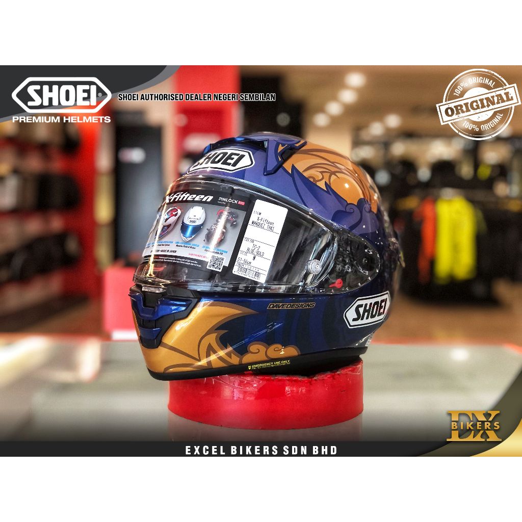Shoei Helmet X-15 Marquez Thai (TC-2) / X FIFTEEN / Full Face Helmet ...