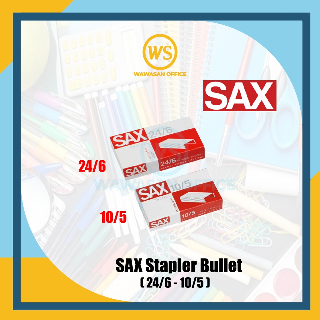 Sax Staples / Stapler Bullet / Staple / Ubat Stapler / Dawai Kokot ( 10 ...