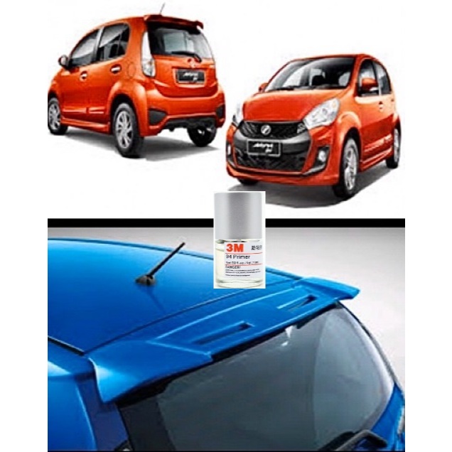 PERODUA MYVI ICON / MYVI LAGI BEST 2011-2017 ABS REAR CAR SPOILER & 3M ...