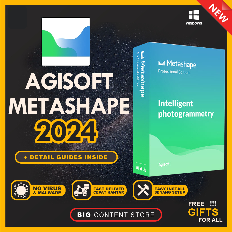 Agisoft Metashape 2024 v2.0.2 💯 EASY INSTALL SOFTWARE 💯 LIFETIME PREMIUM 💯 FAST DELIVERY 💯 SAFE ...