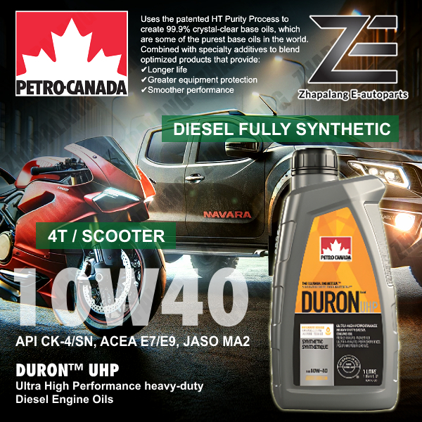 Petro Canada 10W40 Duron UHP Diesel Fully Synthetic Engine Oil 1L API ...