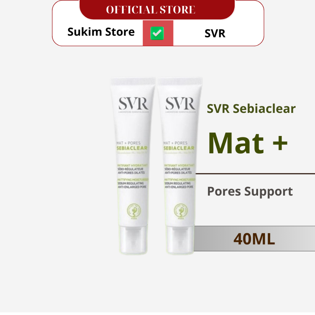 SVR Sebiaclear Mat + Pores Support Cream 40ml | Shopee Malaysia