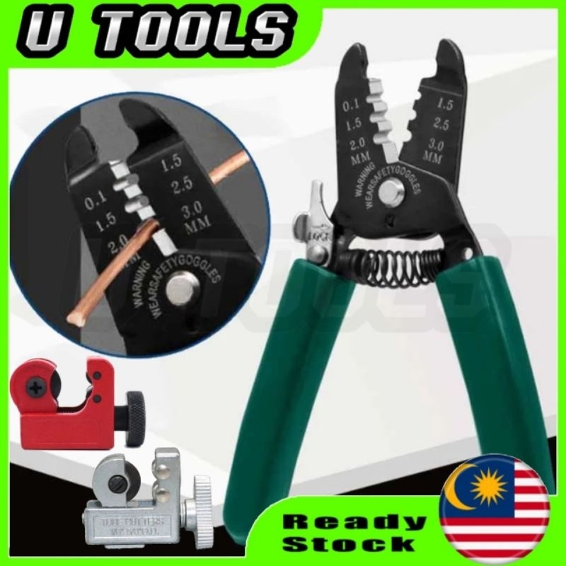 Capillary Tube Cutter Wire Crimping Tool Cable Cutter Stripper Pliers ...