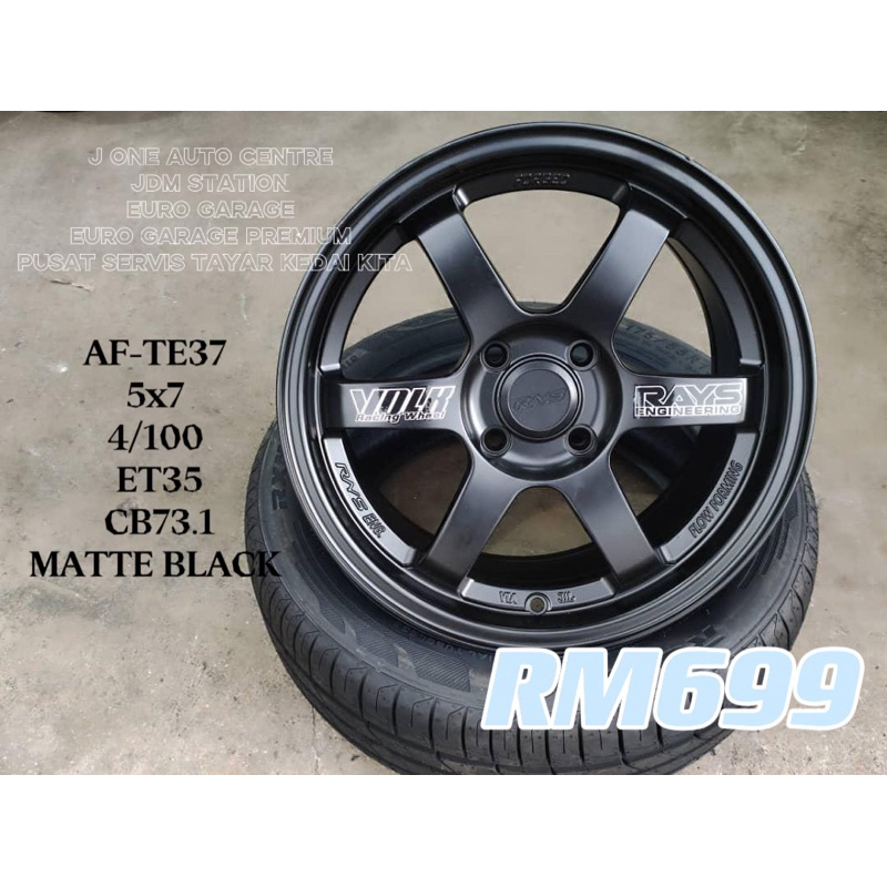TE37 15inc SAGA AXIA BEZZA MYVI JAZZ VIOS CITY | Shopee Malaysia