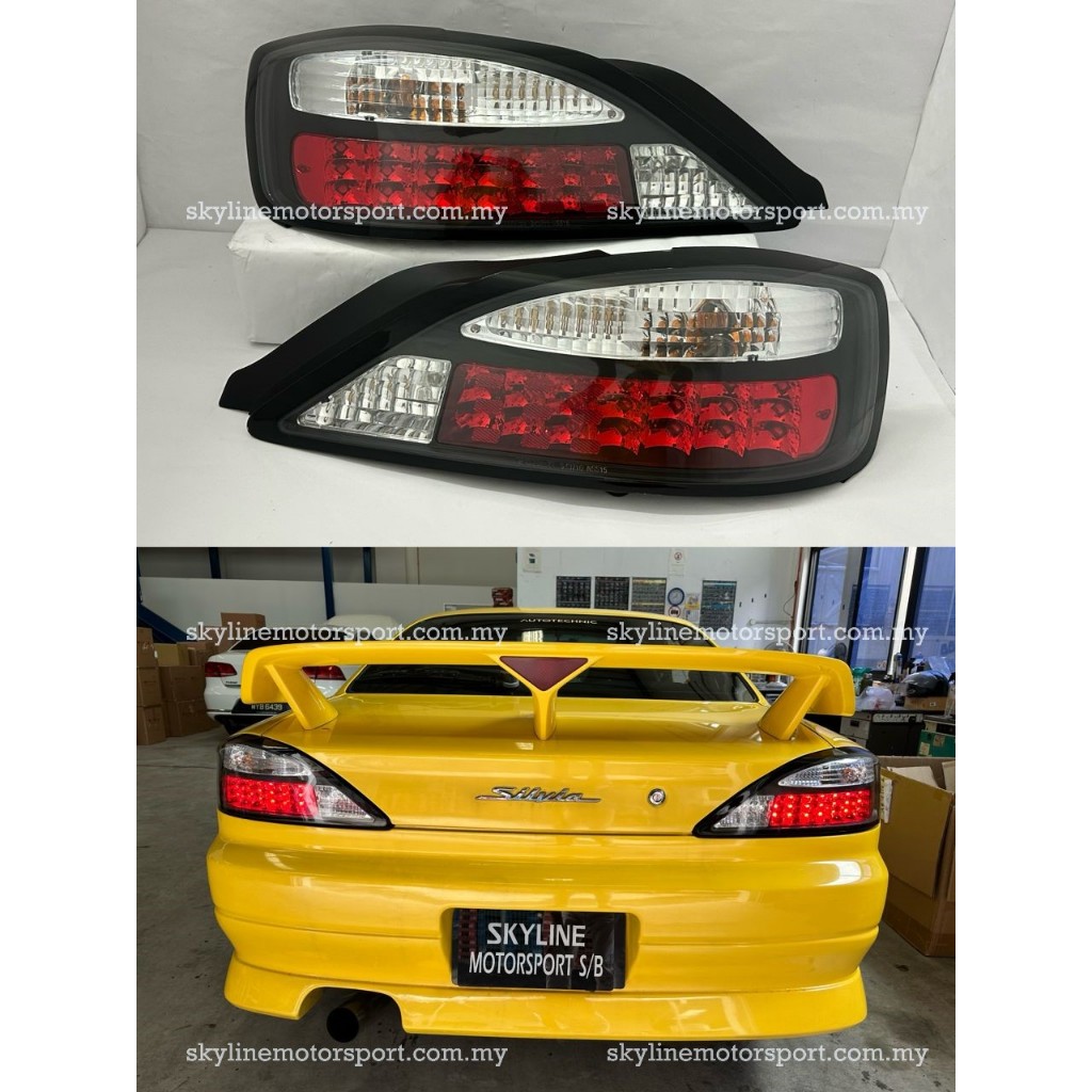 Nissan Silvia S15 Led Tail Lamp JDM Black 100% Taiwan | Shopee Malaysia