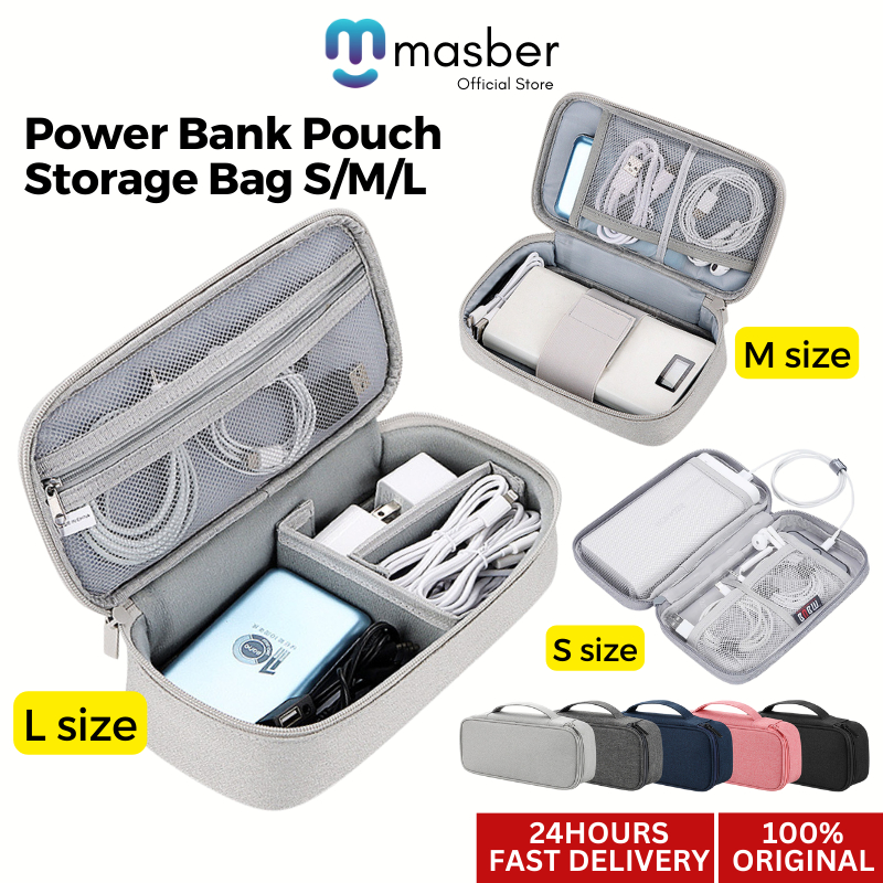 MASBER Travel Digital Gadget Bag Cable Bag Organizer Charger bag Pouch USB Storage Bag Multi ...