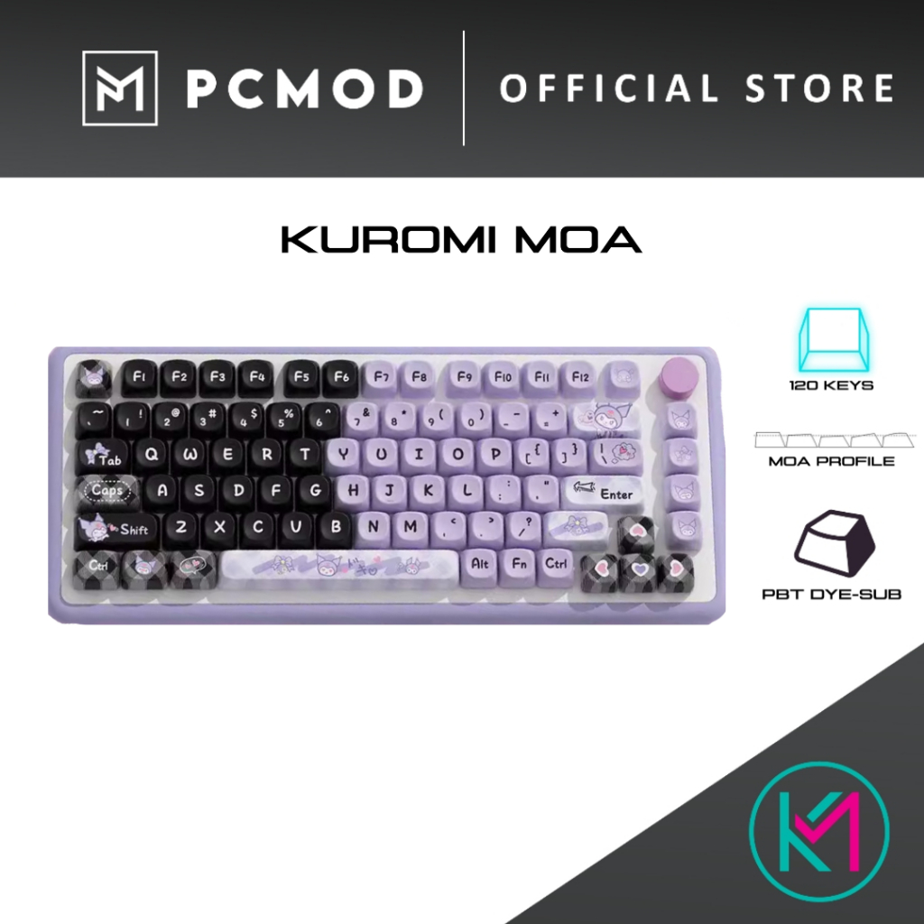Kuromi | MOA Profile Keycaps for Custom Keyboards | PCMOD x KEYMOD ...