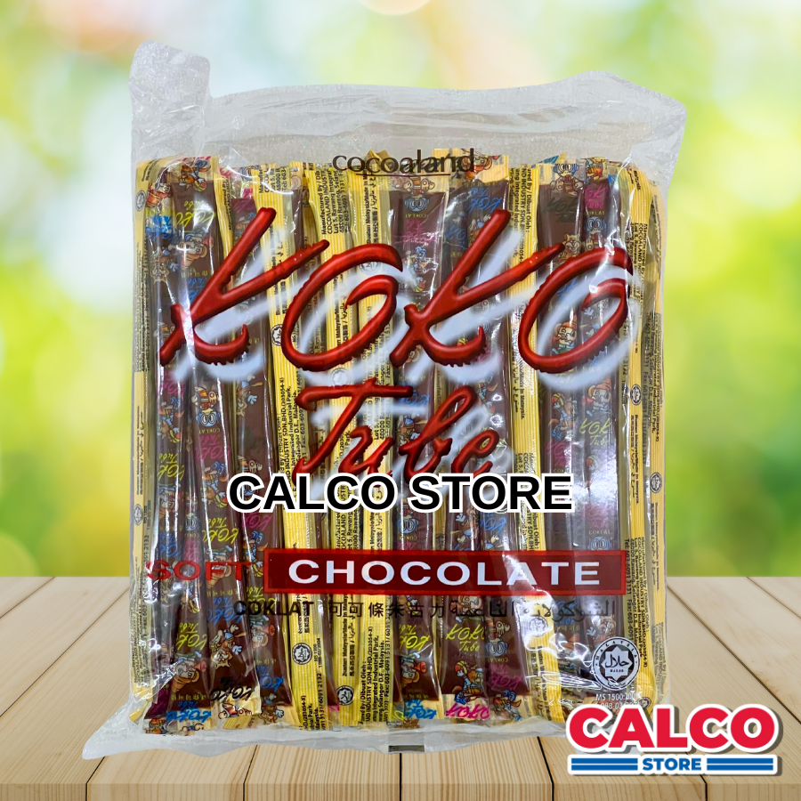 6.5g x 80pcs Cocoaland Brand Koko Tube Soft Chocolate Coklat Sticks ...