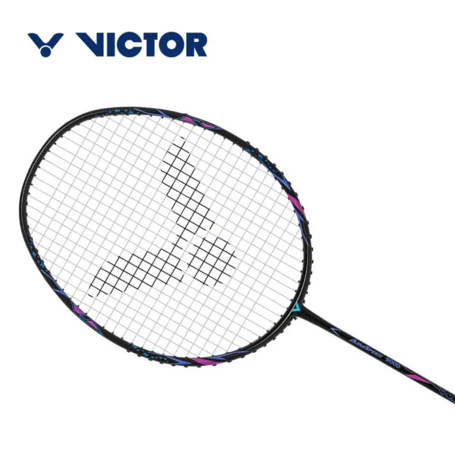 Victor Auraspeed 9000 C Badminton Racket [Free String + String ...