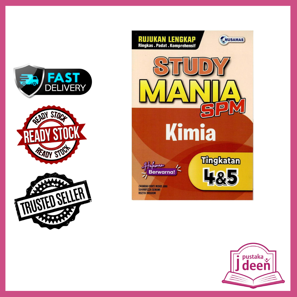 JDEEN BUKU NOTA SPM KIMIA - STUDY MANIA | Shopee Malaysia