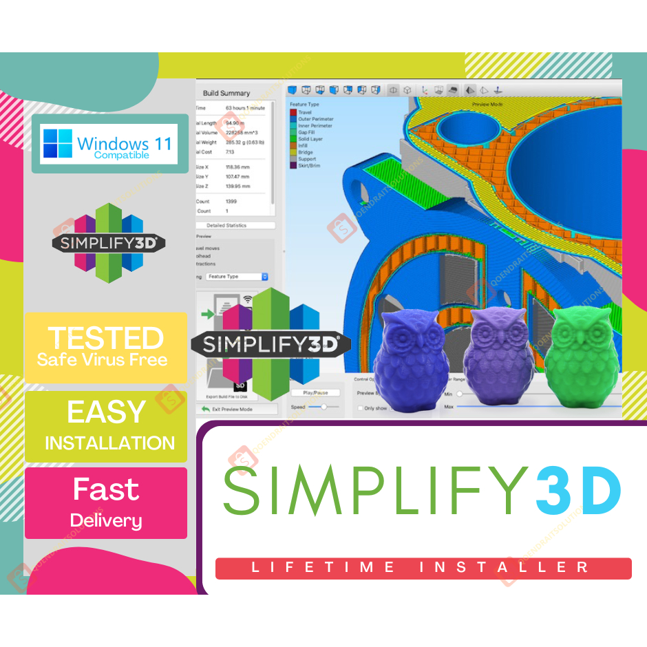 🔥Simplify3D v4.1.2 𝐕𝐢𝐝𝐞𝐨 𝐈𝐧𝐬𝐭𝐚𝐥𝐥 | 3D Printing Easy Install | For Win 𝐀𝐜𝐭𝐢𝐯𝐚𝐭𝐞𝐝 | Shopee Malaysia