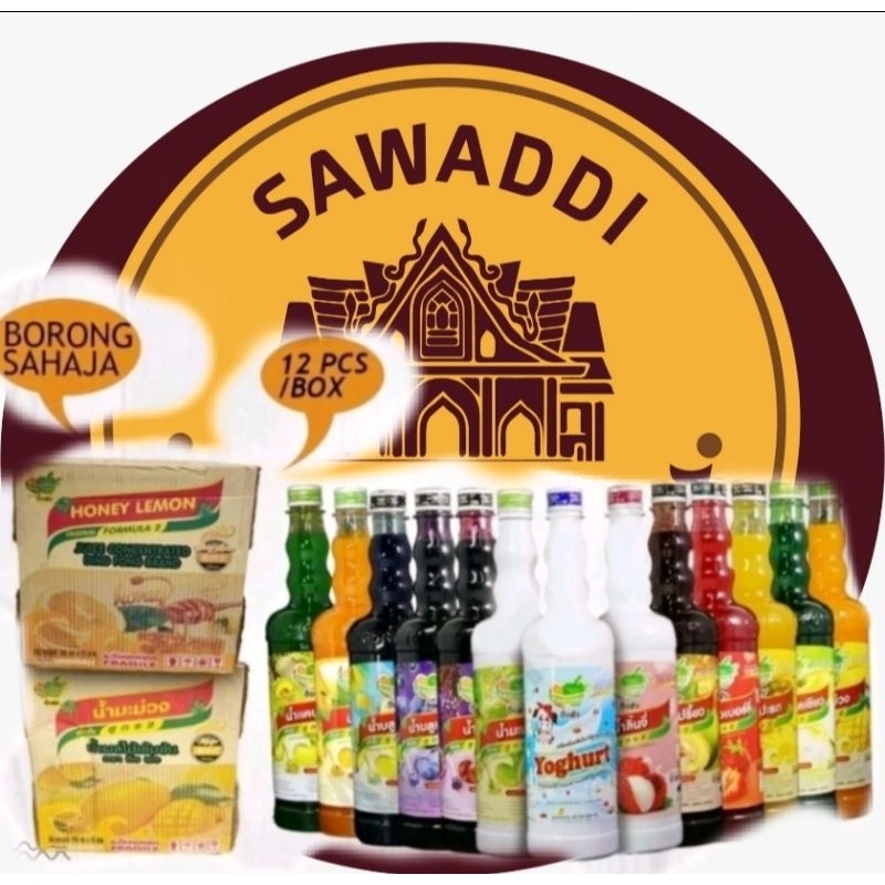 Ding Fong Squash Kordial Ice BLended Flavour Perasa Air Thailand (760ML ...