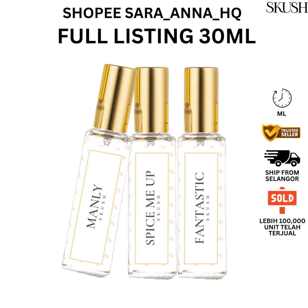[ FULL LISTING ] 30ML Perfume For Women Man Viral Grade Parfum ( GRADE ...
