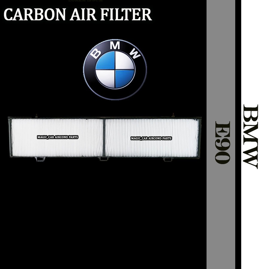 BMW E90 OEM FIBRE CABIN AIR FILTER (CAR AIRCOND SYSTEM) (BLOWER AIR ...