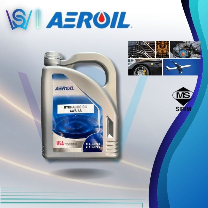 AEROIL HYDRAULIC OIL 5L MODEL: AWS 68 minyak hidraulik 5 liter | Shopee ...