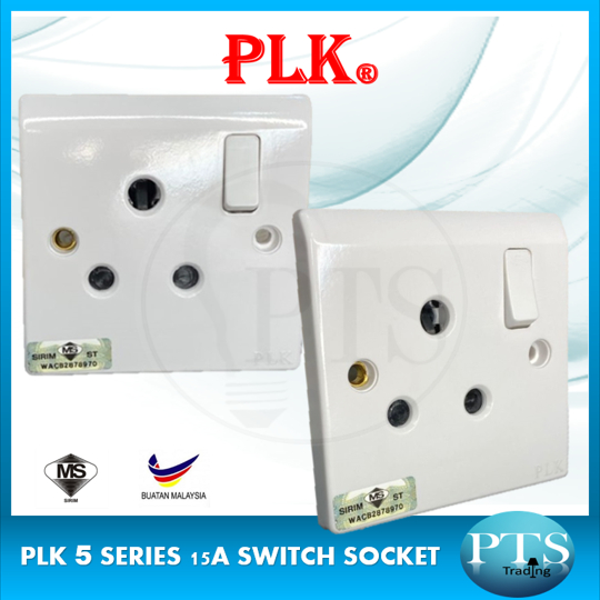 PLK 15A 3pin (round)SW SOCKET, 15A 3pin (round)SOCKET ONLY, 20A & 45A ...