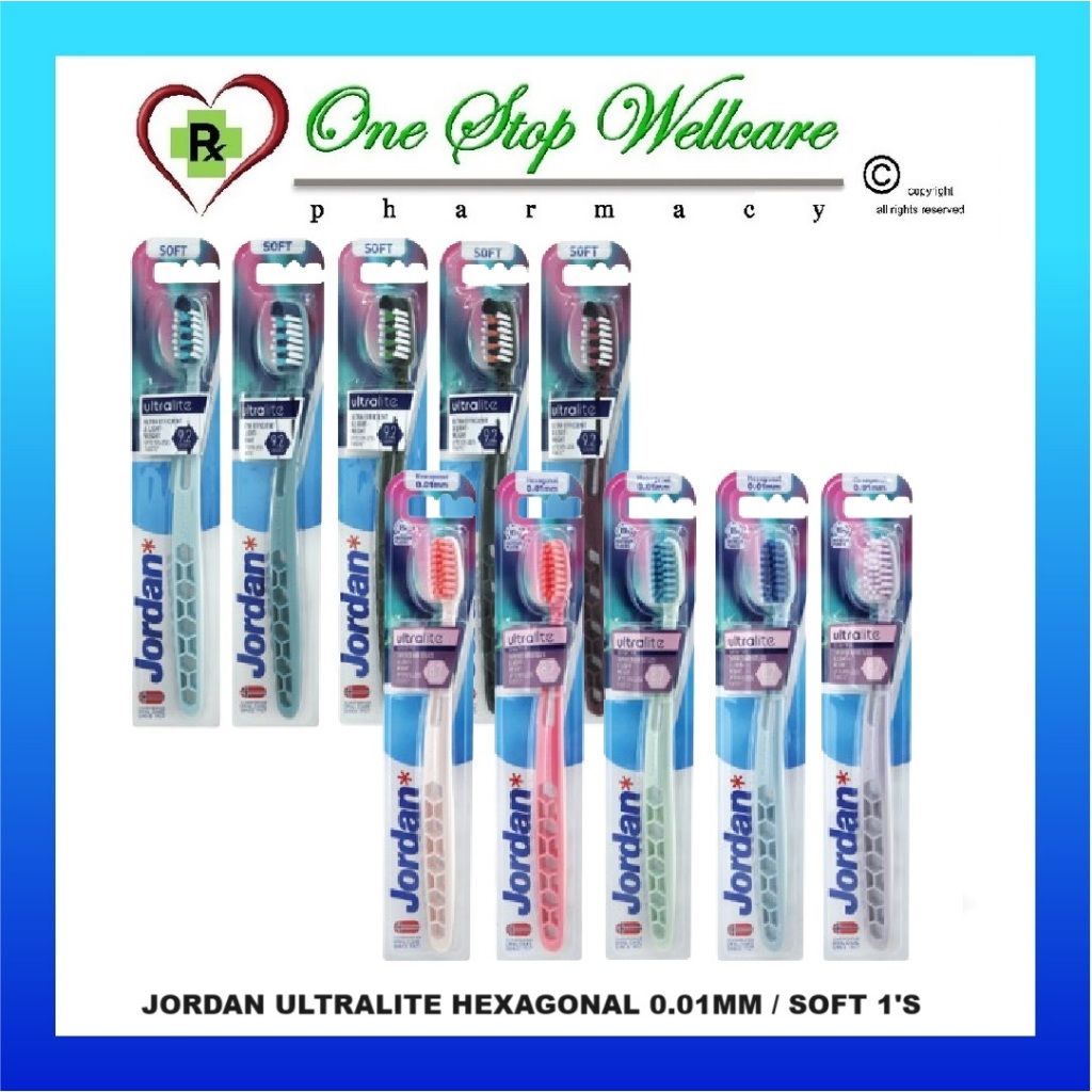 JORDAN TOOTHBRUSH ULTRALITE HEXAGONAL 0.01MM / SOFT 1'S | Shopee Malaysia