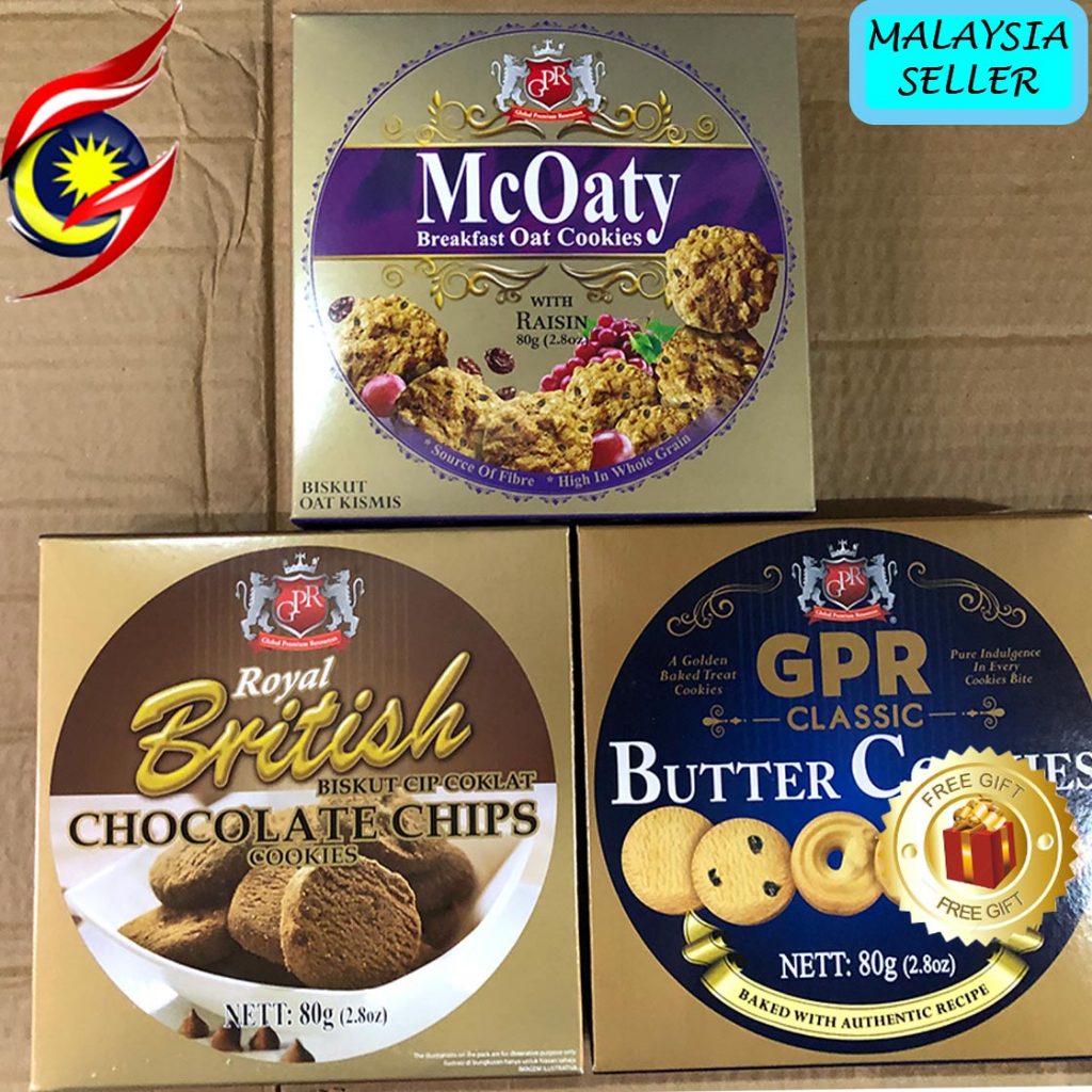 GPR GLOBAL PREMIUM RESOURCES MCOATY BREAKFAST OAT COOKIES WITH RAISIN 80G CHILDHOOD HALAL ...