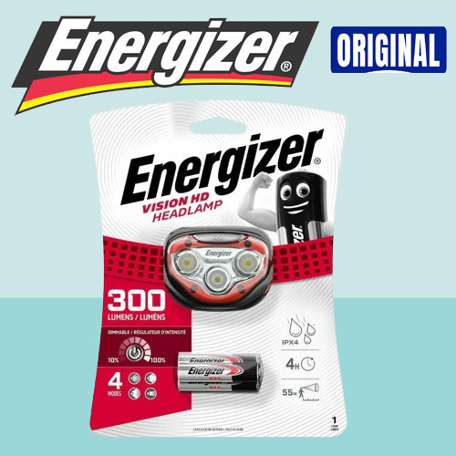 Energizer HDB323 Vision HD LED Headlight 300 Lumens Included 3 x AAA ...