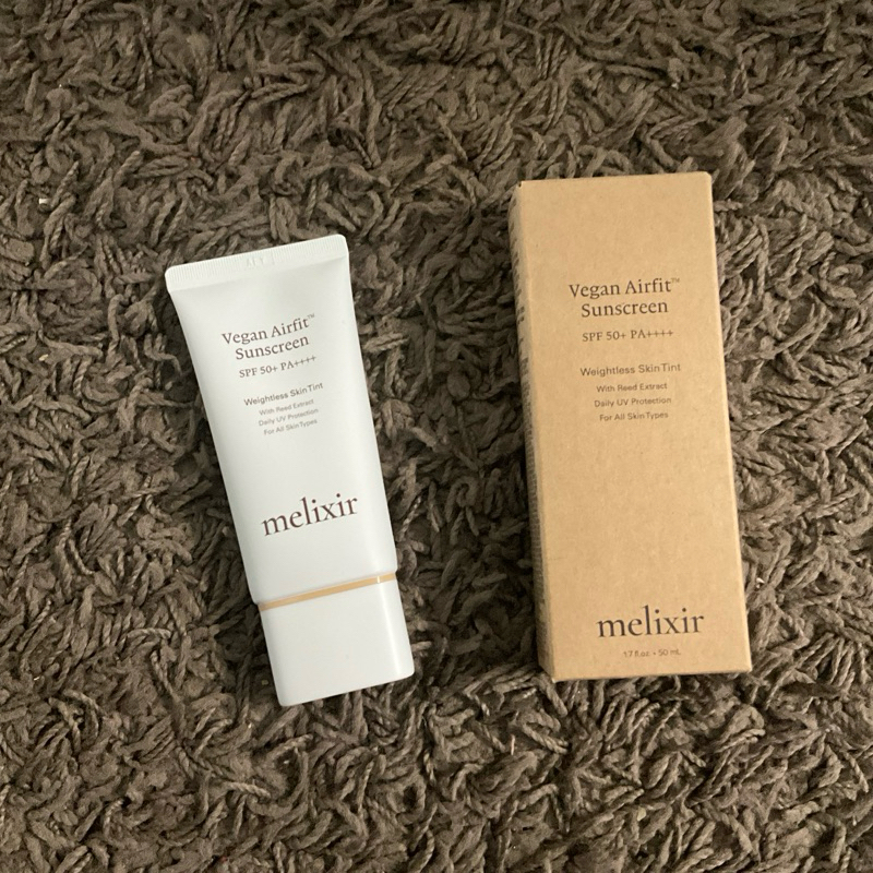 READY STOCK MELIXIR Vegan Airfit Sunscreen SPF 50 Weightless Skin Tint ...
