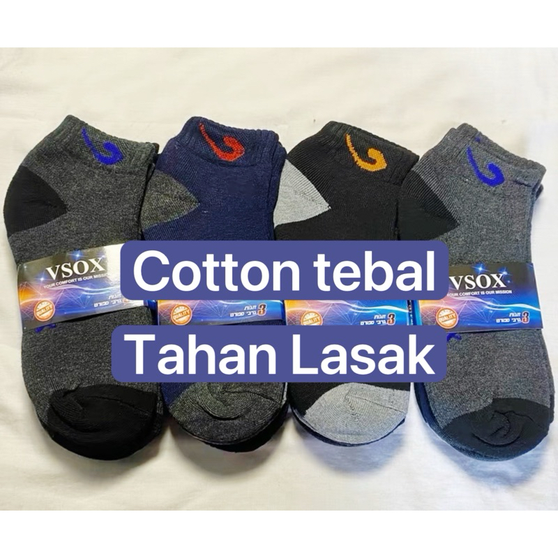 [Ready stock] 3 psg Stokin Pendek/ Stokin lelaki/ Stokin Tebal/ Stokin ...