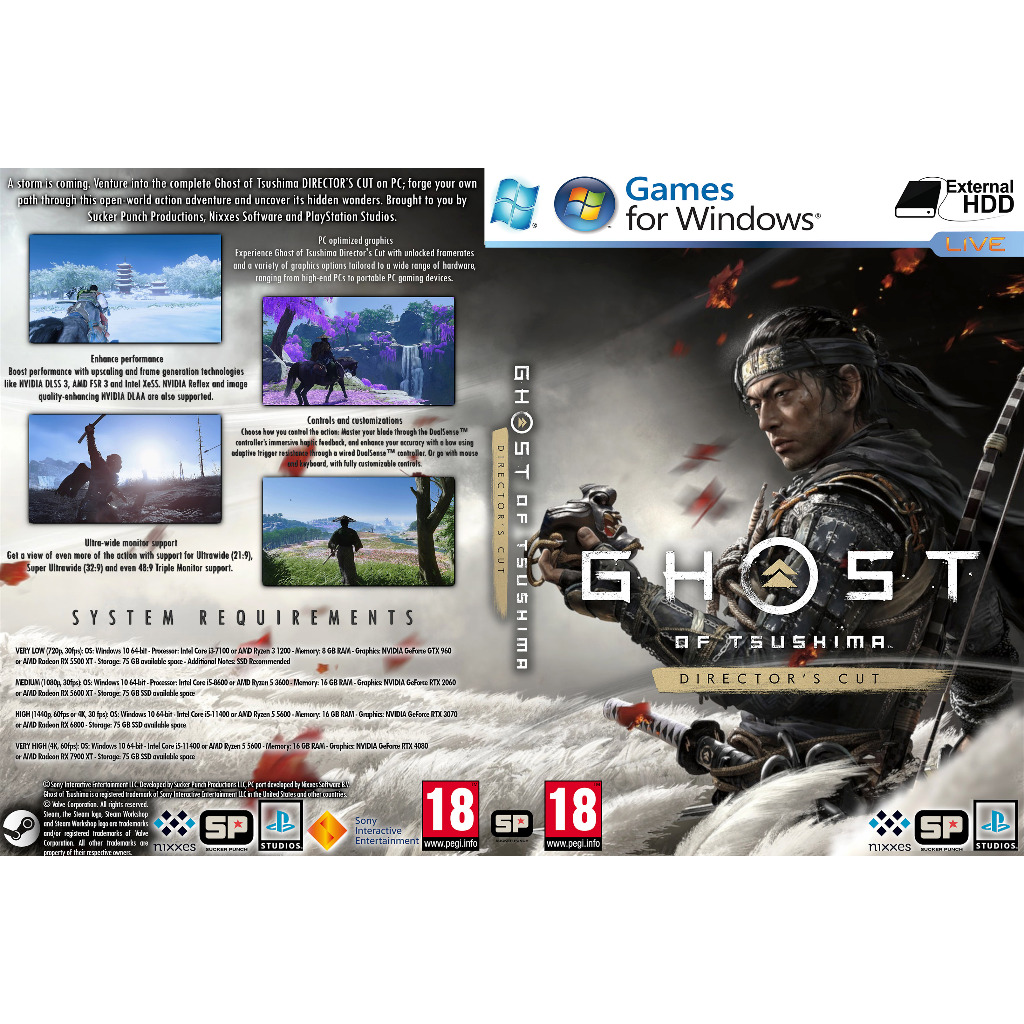 GHOST OF TSUSHIMA DIRECTOR’S CUT PC GAME Offline [Pendrive INSTALLATION ...