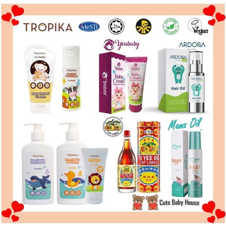TROPIKA / ARDORA / YOUBABY / ASMAK / YU YEE /MAMZ OIL/ MY BABY - Baby ...