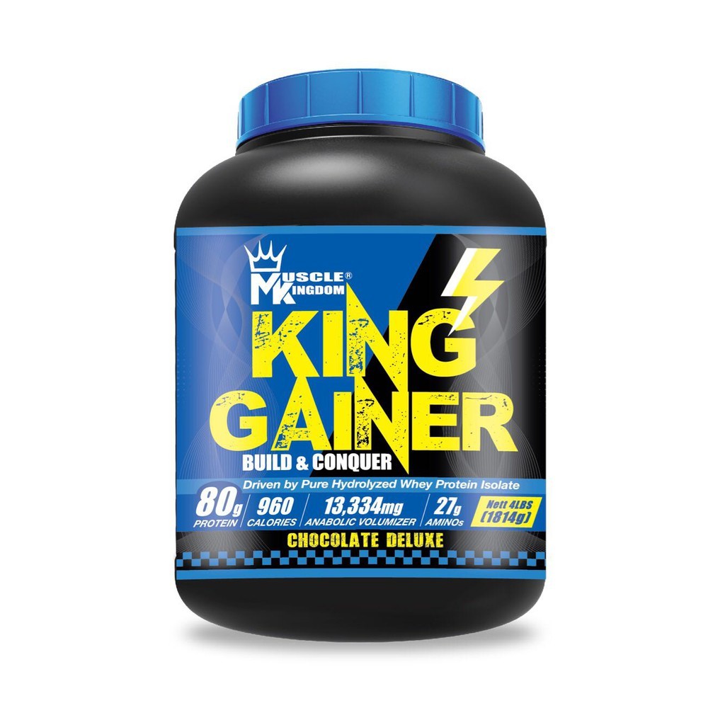 [EXP: 12/25] Muscle Kingdom King Gainer Tub (Chocolate Deluxe) 1814g ...