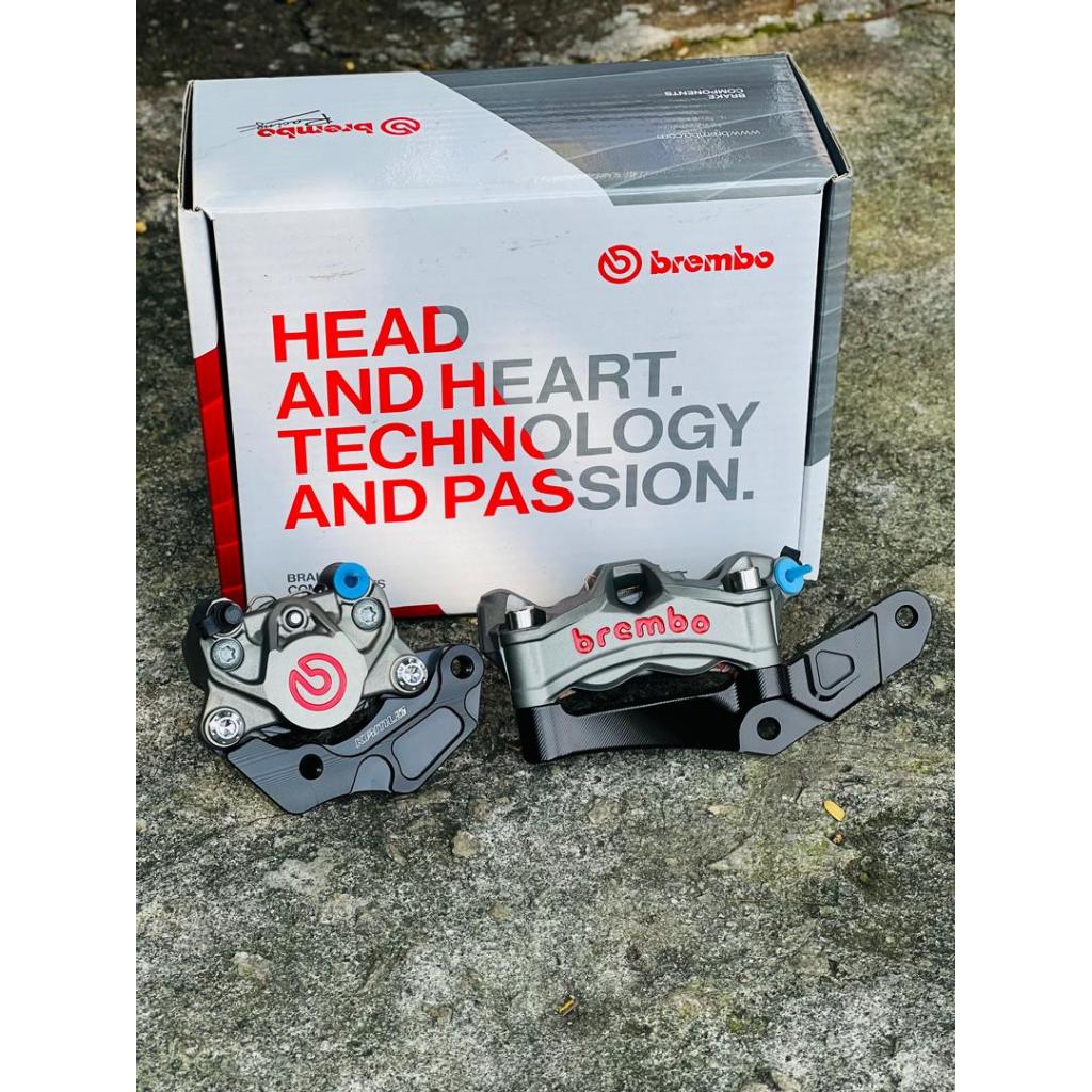 Full Set Original Brembo Stylema + P34 Red Logo For XMax Nmax Y15 Y16 ...