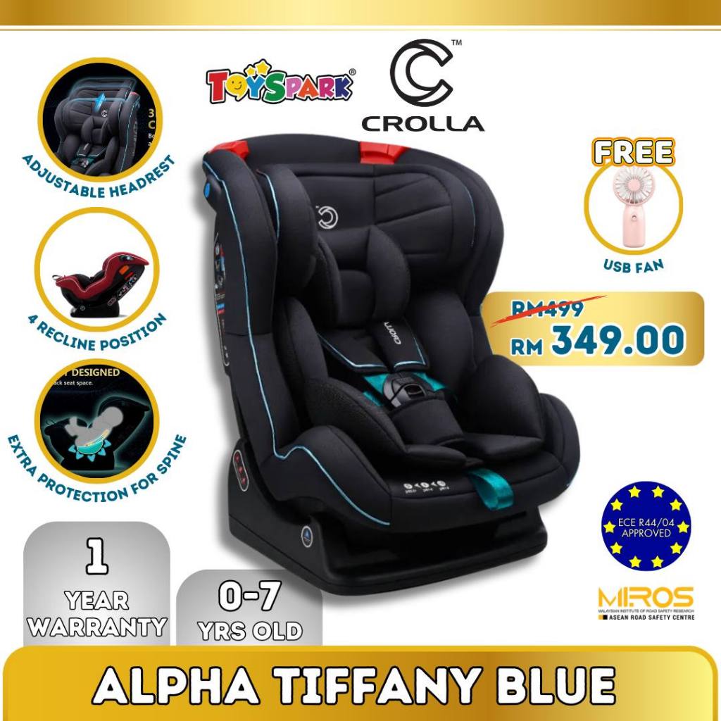 Crolla® Alpha Baby Car Seat R129 | Shopee Malaysia
