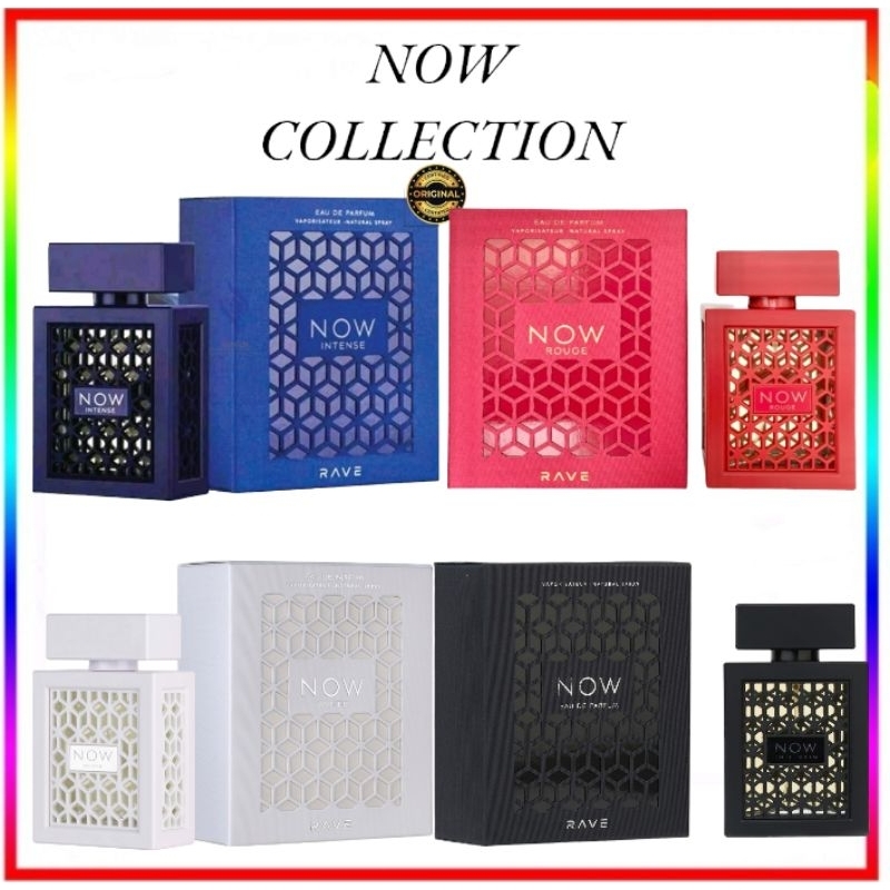 RAVE NOW / RAVE NOW INTENSE / RAVE NOW ROUGE / NOW WHITE /PERFUME FOR ...