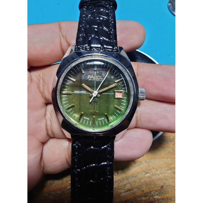 PAGOL 929 WATCH AUTOMATIC ORIGINAL SWISS MADE | Shopee Malaysia