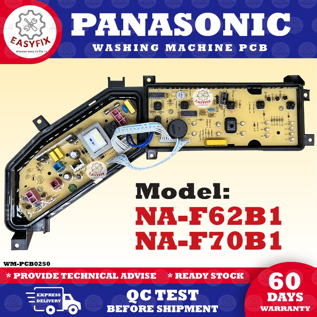 NA-F62B1 / NA-F70B1 PANASONIC WASHING MACHINE PCB BOARD (CONTROL BOARD ...