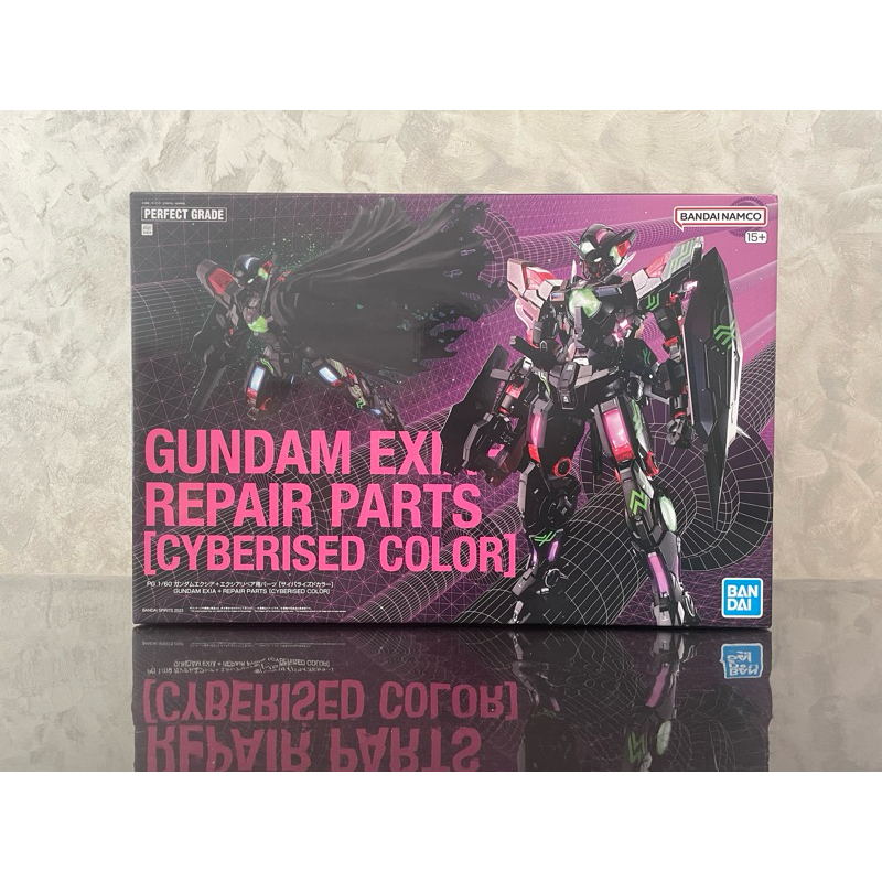 Bandai PG 1:60 Gundam Exia + Repair Part [Worldwide 3000 Box] [LED Set ...